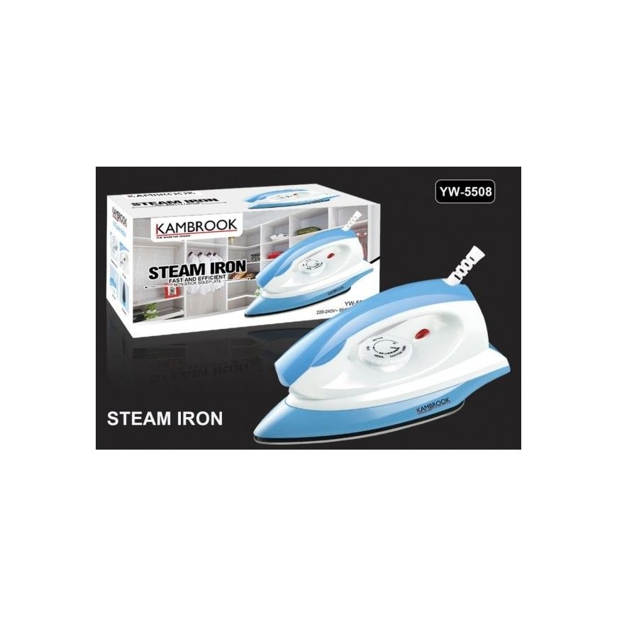 014 ΣΙΔΕΡΟ KAMBROOK YW-5508 ΜΕ ΚΕΡΑΜΙΚΗ ΠΛΑΚΑ 2400W 8,90 €-Ευρω